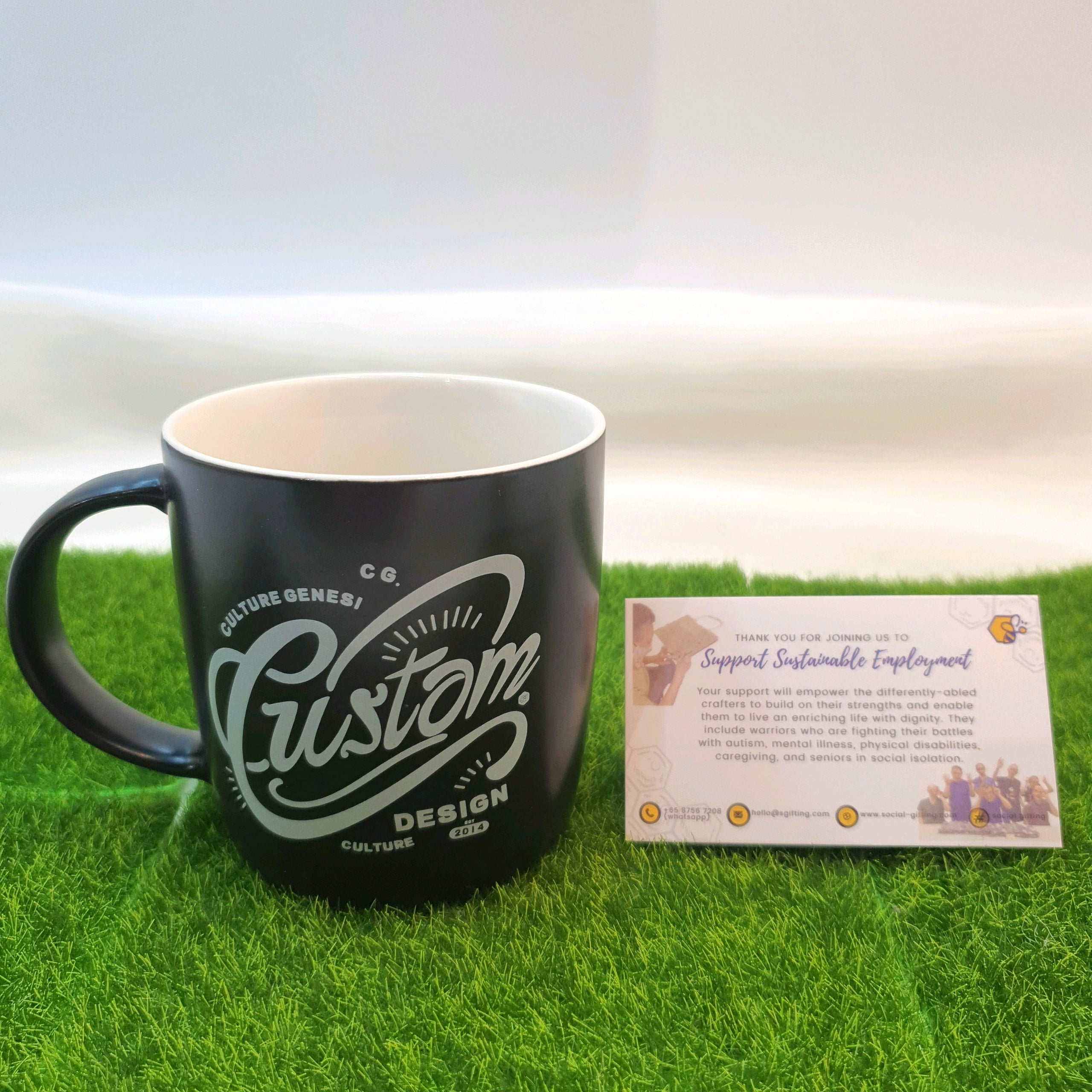Logo Customised Ceramic Mug (45 Days Pre-Order) – Social Gifting ...